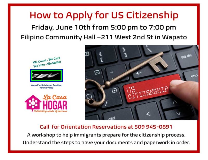 How to Apply for US Citizenship - APIC Yakima